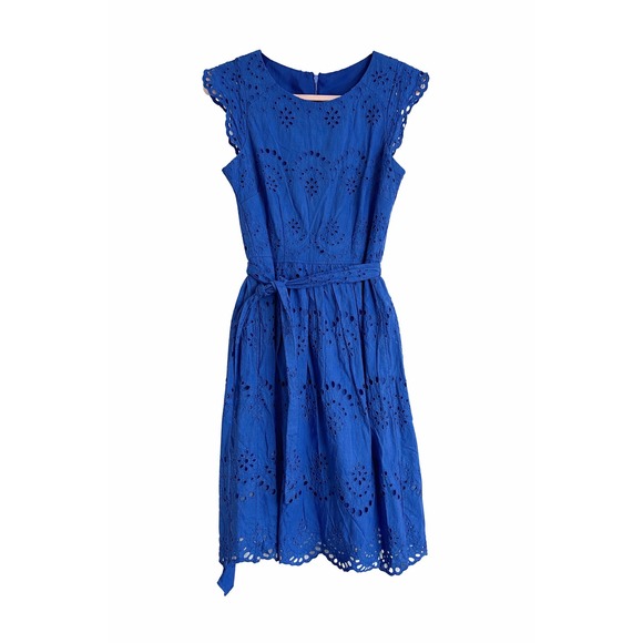 Rabbit Rabbit Rabbit | Dresses | Rabbit Rabbit Rabbit Royal Blue Eyelet ...